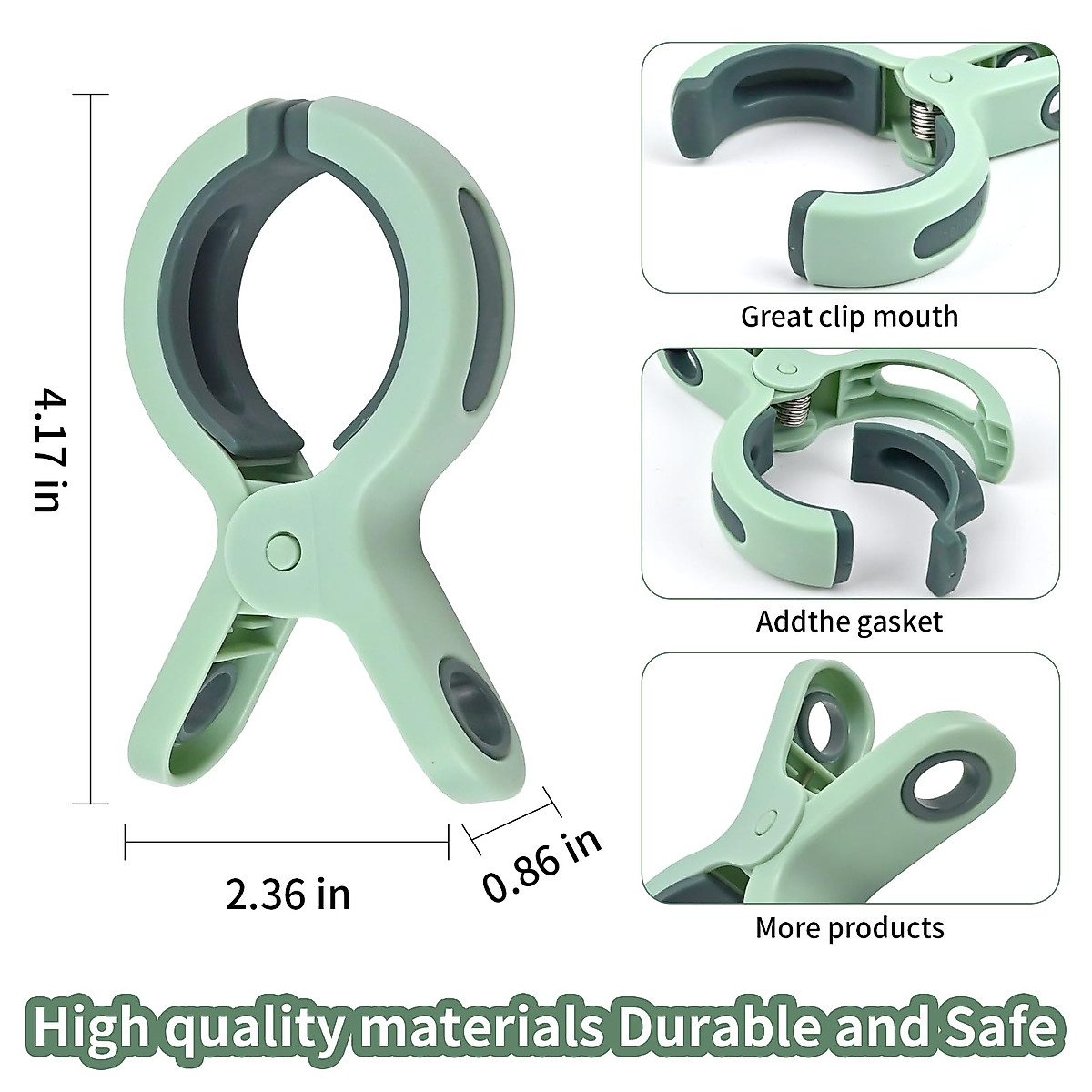 UGWKivd 6pcs Beach Towel Clips for Chair, Windproof Clamps for Ultimate Beach Comfort.Not only for The Seaside, but Also for Cruise,Kitchens and Other Scenes