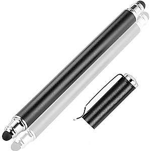 Stylus Compatible with Amazon Fire 7 Kids Edition (2019 Release)/ Kindle Fire HDX 8.9 (2013 Release),7 (2013 Release) - Touch Screen Pen Fiber Tip Aluminum Lightweight Black