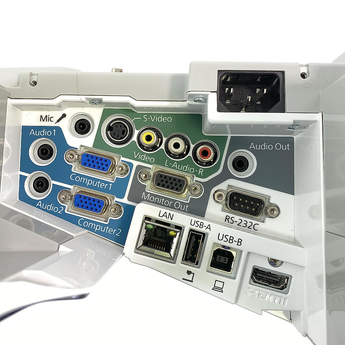 Epson PowerLite 470 3LCD Projector Ultra Short Throw ELPLP71 V13H010L71, Bundle: Power Cable, HDMI Cable, Remote Control