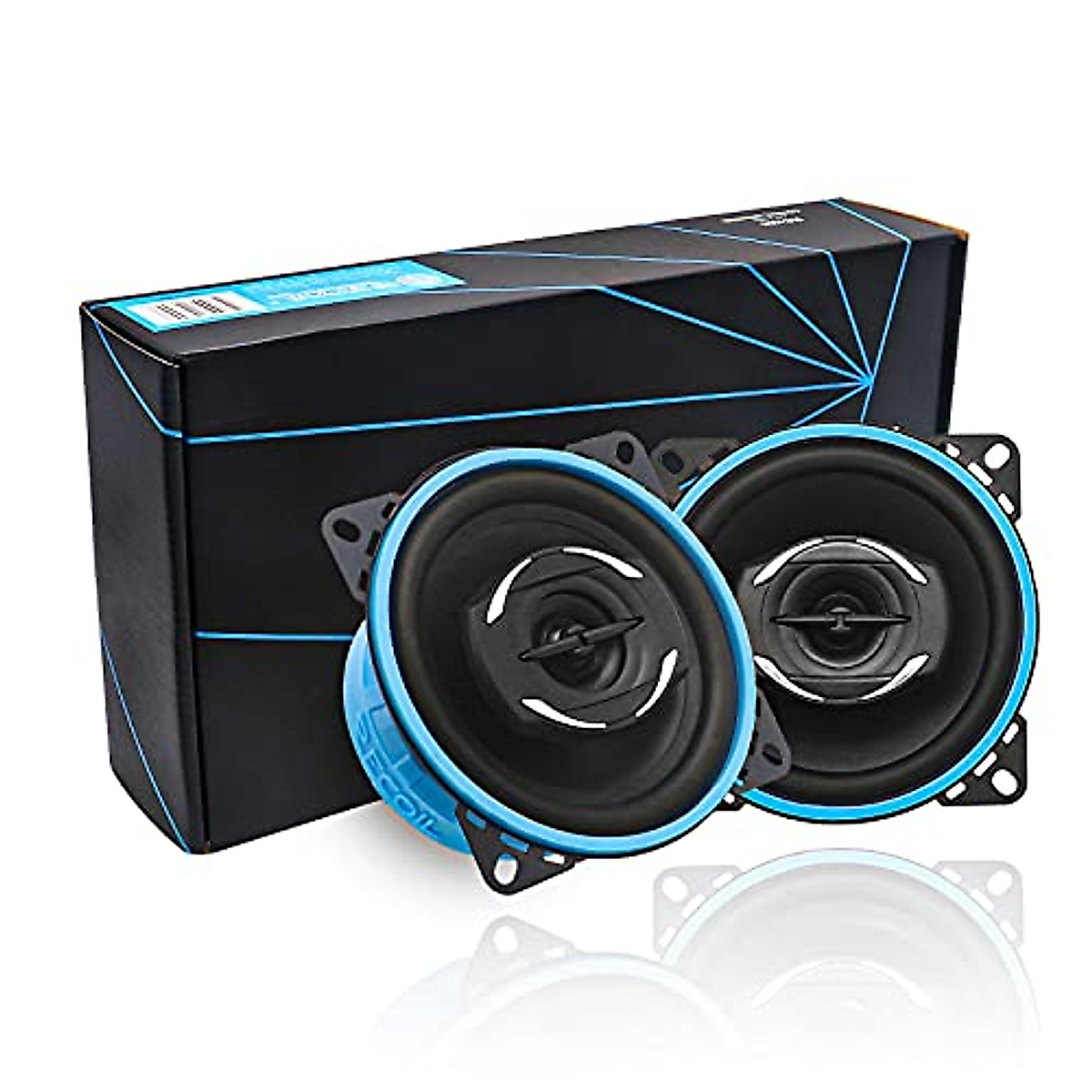 RECOIL RCX4 Echo Series 4-Inch Car Audio Coaxial Speaker System