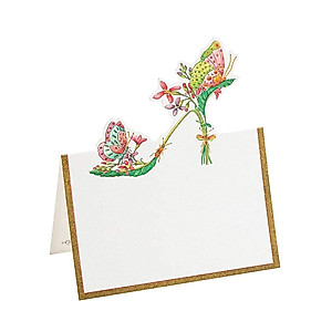 Caspari Parvaneh's Shoes Die-Cut Place Cards, 24 Included