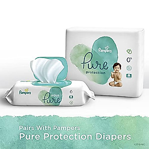 Pampers Aqua Pure Sensitive Baby Wipes 6X Pop-Top 336 Count