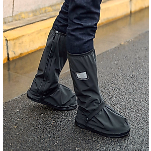Galashield Waterproof Shoe Covers Rain Shoe Covers Slip Resistance Galoshes Rain Boots Over Shoes (Medium)