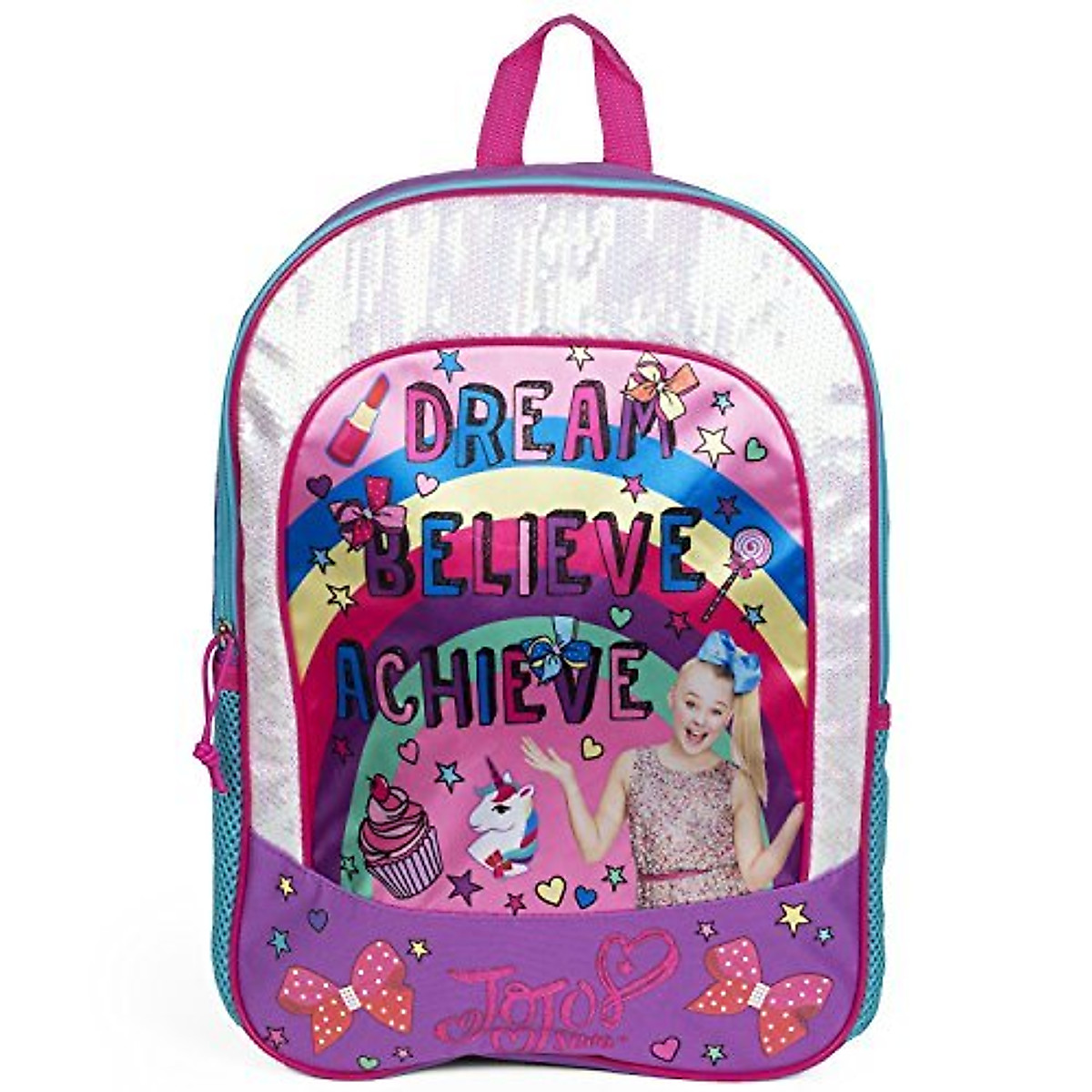 Nickelodeon JoJo Siwa Purple Bow Backpack for Girls, One_Size