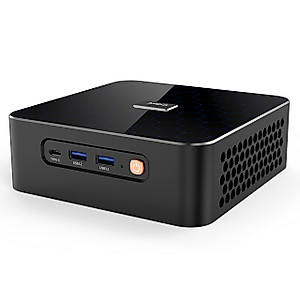 KINGDEL K18 Mini PC Desktop Computer AMD Ryzen 5 6600U CPU 16GB DDR5 RAM 512GB M.2 PCIe4.0 SSD W-11 Pro 2xLAN(2500M×2) Mini Gaming Computer Support 4K/8K Triple Display