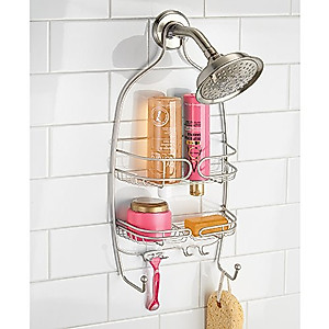iDesign Neo Shower Caddy, 10.667999999999999x25.654x52.323999999999998 cm, Satin