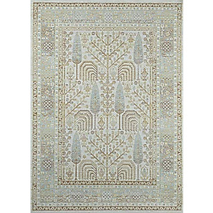 Momeni Isabella Polyester Traditional Indoor Area Rug, Ivory, 7'10" X 10'6"