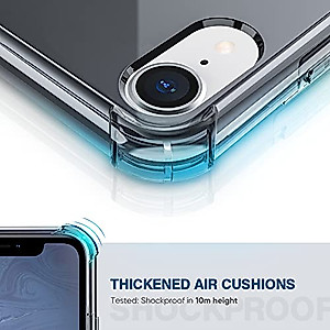 ORIbox iPhone XR Matte Case - Translucent Black, Shock-Absorbent, TPU & Polycarbonate