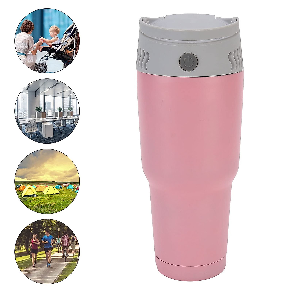 Cooling Fan, Instant Heat Relief Vacuum Insulation Cold Air Power Refrigeration Straight Cup for Camping for Office