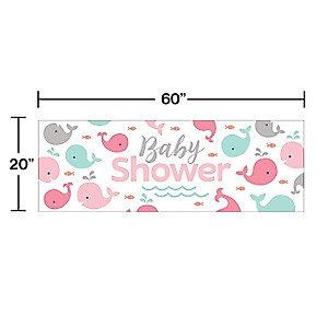 Creative Converting Lil' Spout Pink Baby Shower Party Banner