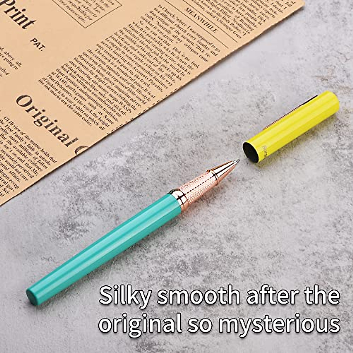 Borges Frosted Ballpoint Pen-stunning Signature pen Business Gift ， Best for Men and Women, Executive Office, Beautiful, Fancy Ballpoint Pen Gift.(2Pcs)