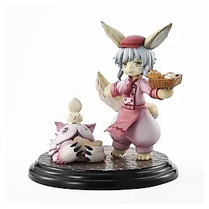 Bell Fine Made in Abyss: Nanachi and Mitty Non-Scale PVC Figure, Multicolor