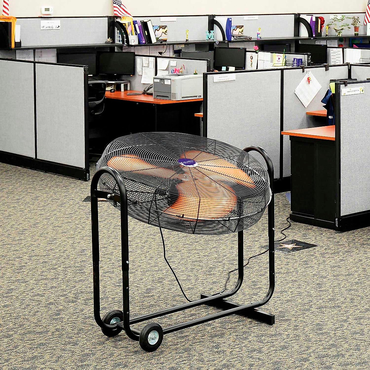 Global Industrial 36" Portable Tilt Blower Fan, Direct Drive