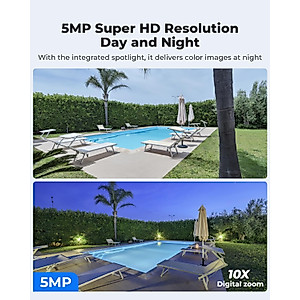 REOLINK GO PT Plus SP 2 Pack Bundle, 4G LTE Cellular Security Cameras, Wilress Solar Powered, 5MP Color Night Vision, Two-Way Audio, Local & Cloud Storage