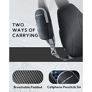 WATERFLY Crossbody Sling Bag Small Water Resistant Backpack Lightweight Shoulder Chest Daypack for Men Women Hiking Travel