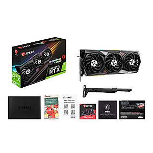 MSI Gaming GeForce RTX 3080 10GB GDRR6X 320-Bit HDMI/DP Nvlink Tri-Frozr 2 Ampere Architecture OC Graphics Card (RTX 3080 GAMING X TRIO 10G)