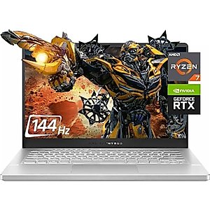 ASUS ROG Zephyrus 2023 Gaming Laptop, 14" FHD 144HZ Display, AMD Ryzen 7 5800HS(Up to 4.4 GHz), NVIDIA GeForce RTX 3060 Graphics, 40GB RAM, 2TB SSD, Bluetooth, WiFi 6, Windows 11 Home, White
