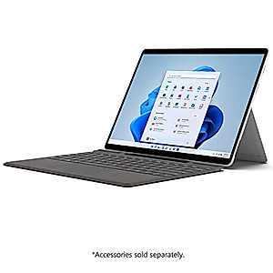 Microsoft Surface Pro X DU8-00001 13" SQ1 8GB/128GB Touch Tablet Computer, Platinum