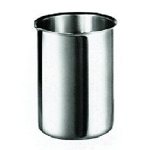 Polar Ware 600B Stainless Steel Griffin Style Beaker, 600 mL Capacity, 3-3/8" OD x 4-5/8" H
