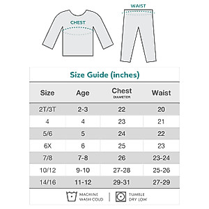 Girls/Boys/Toddler 6 Pack Athletic Performance Long Sleeve Undershirt Tops/Base Layer Cotton Stretch Shirts (6 Pack- Black/Khaki/White/Grey/Navy/Charcoal, 2-3T)