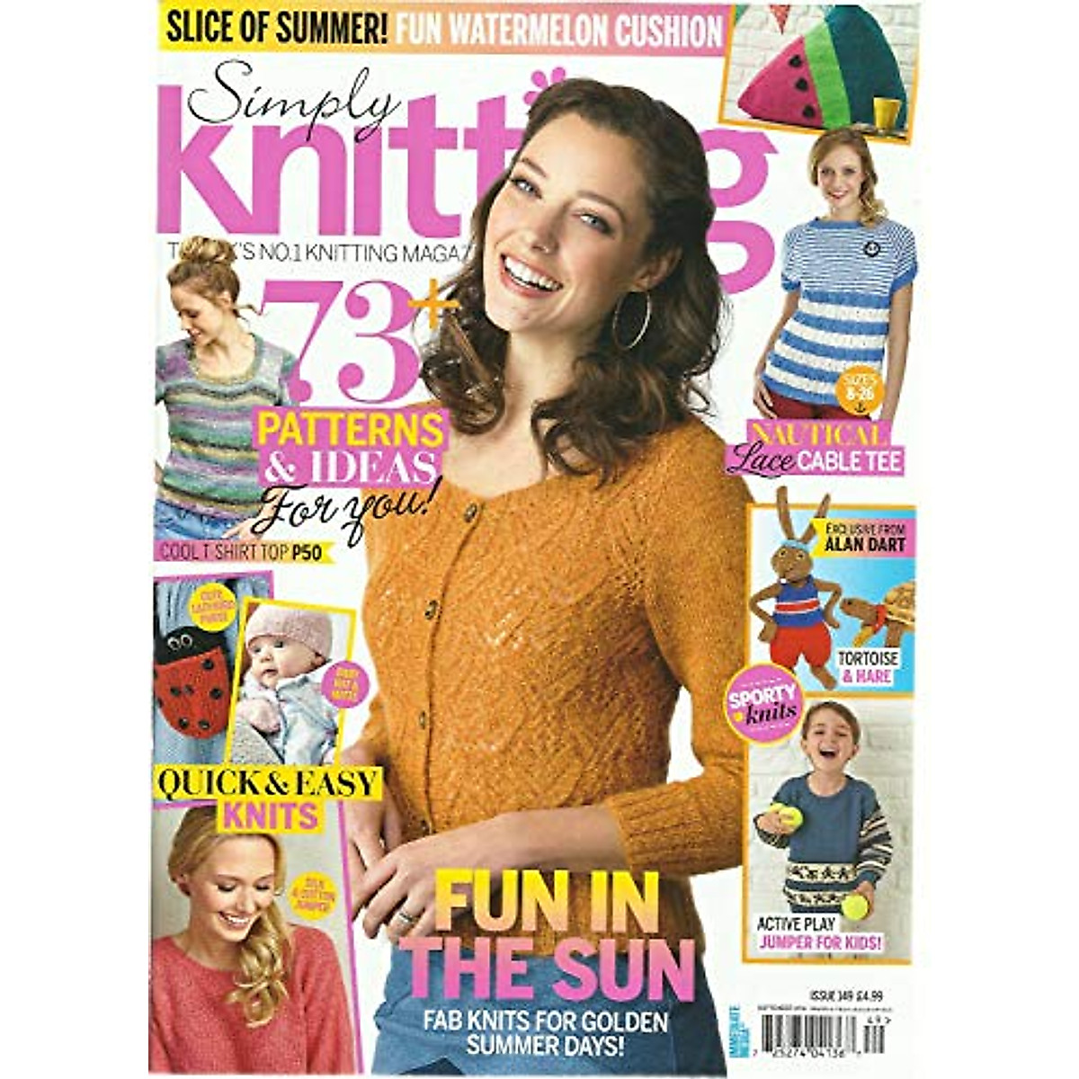 SIMPLY KNITTING, SEPTEMBER, 2016 ISSUE 149 (THE UK'S NO.1 KNITTING MAGAZINE