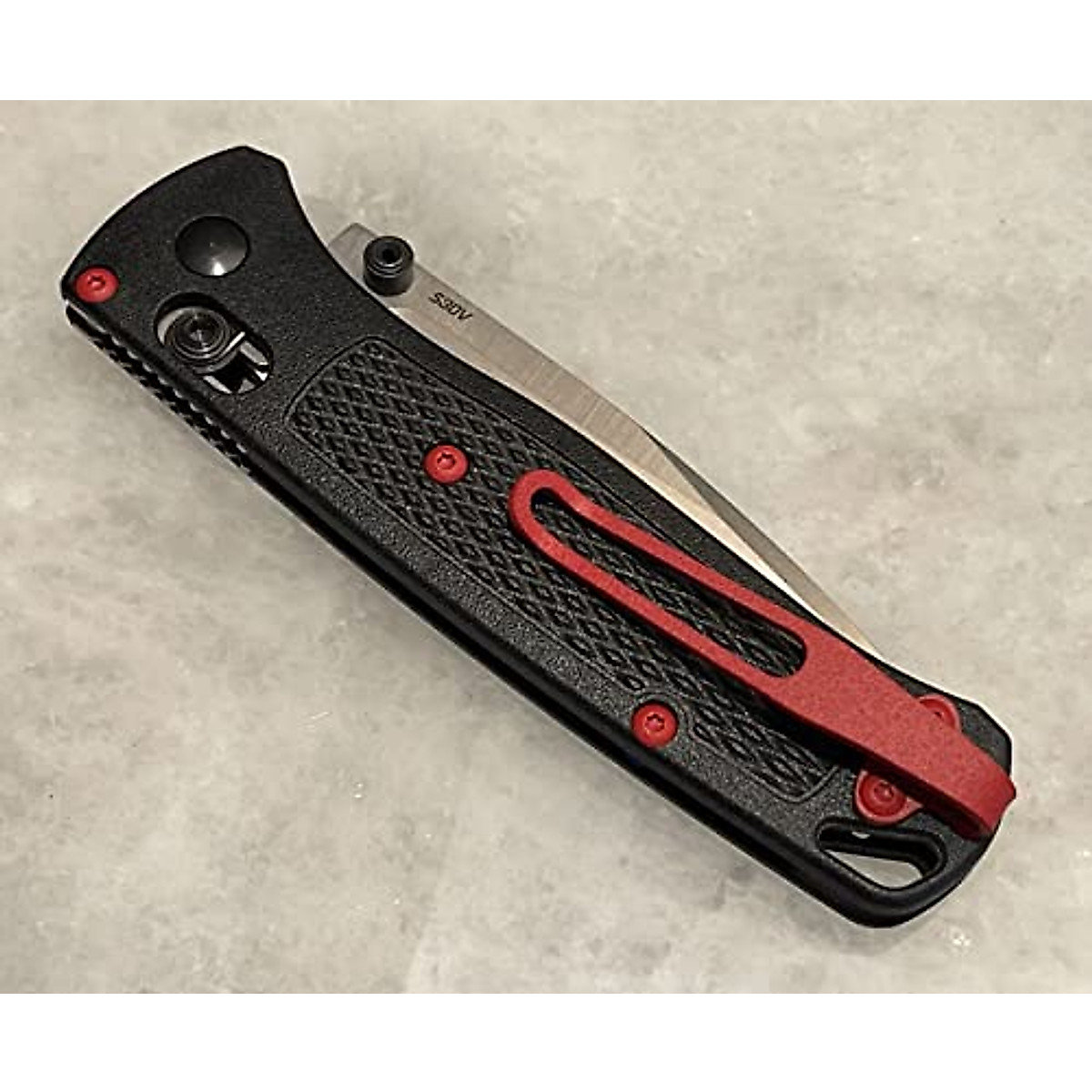 Titanium Deep Pocket Clip & Handle Screws For Benchmade Bugout 535 & Bailout 537