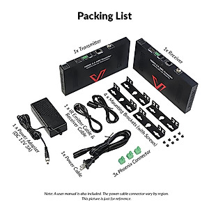 ARC HDMI Extender 4K@60Hz 4:4:4 Over Cat5e/6/6a/7 Cable up to 130ft, HDBaseT Extender, Audio Return Channel, S/PDIF Audio Pass Through, HDMI 2.0, HDCP2.2, CEC, PoE & Dual IR, RS232, Atmos & DTS:X