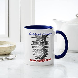 CafePress Read A Banned Book! Mug Ceramic Coffee Mug, Tea Cup 11 oz