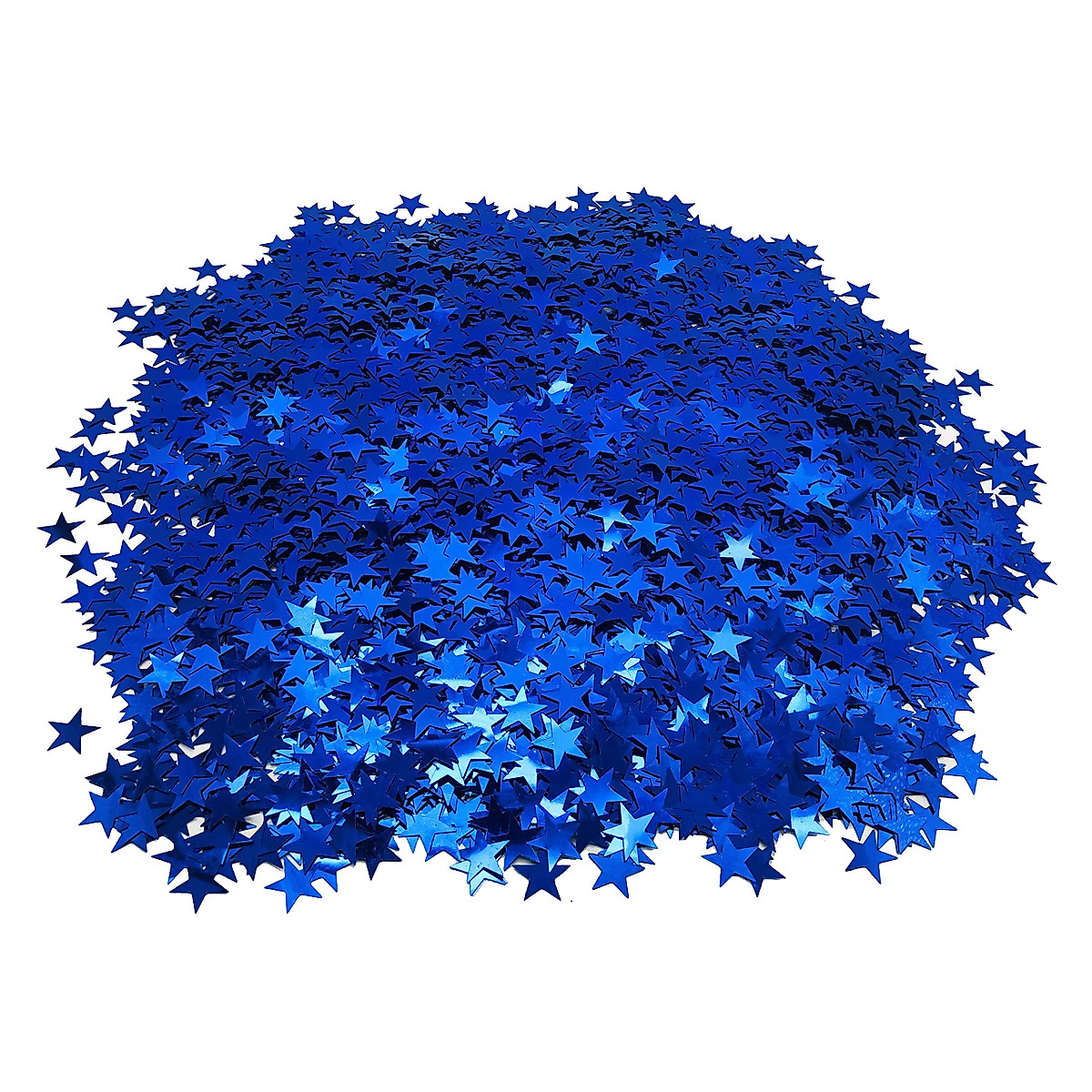 250 Grams Glitter Star Confetti, 20mm Metallic Stars, Foil Table Confetti For Wedding Decoraions Birthday Party Festival Supplies (Blue)