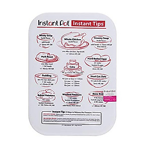 Instant Pot - 5271105 Instant Pot Official Cutting Mat with Recipes, 10x14, White
