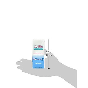 Aqua Blox 200ml Water Supply (32 Pack), Purified Emergency Drinking Water, 5-Year Shelf LIfe, Emergency Preparedness Supplies for Disasters, Camping, Earthquake, Flood, No Additives or Preservatives