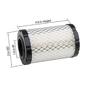 SGBTB Air Filter with Tune Up Kit, Compatible with Briggs and Stratton 591334 492932 696854, John Deere D100 D110 D125 D130, Husqvarna YTH22V46, Lawn Mower Oil Filter