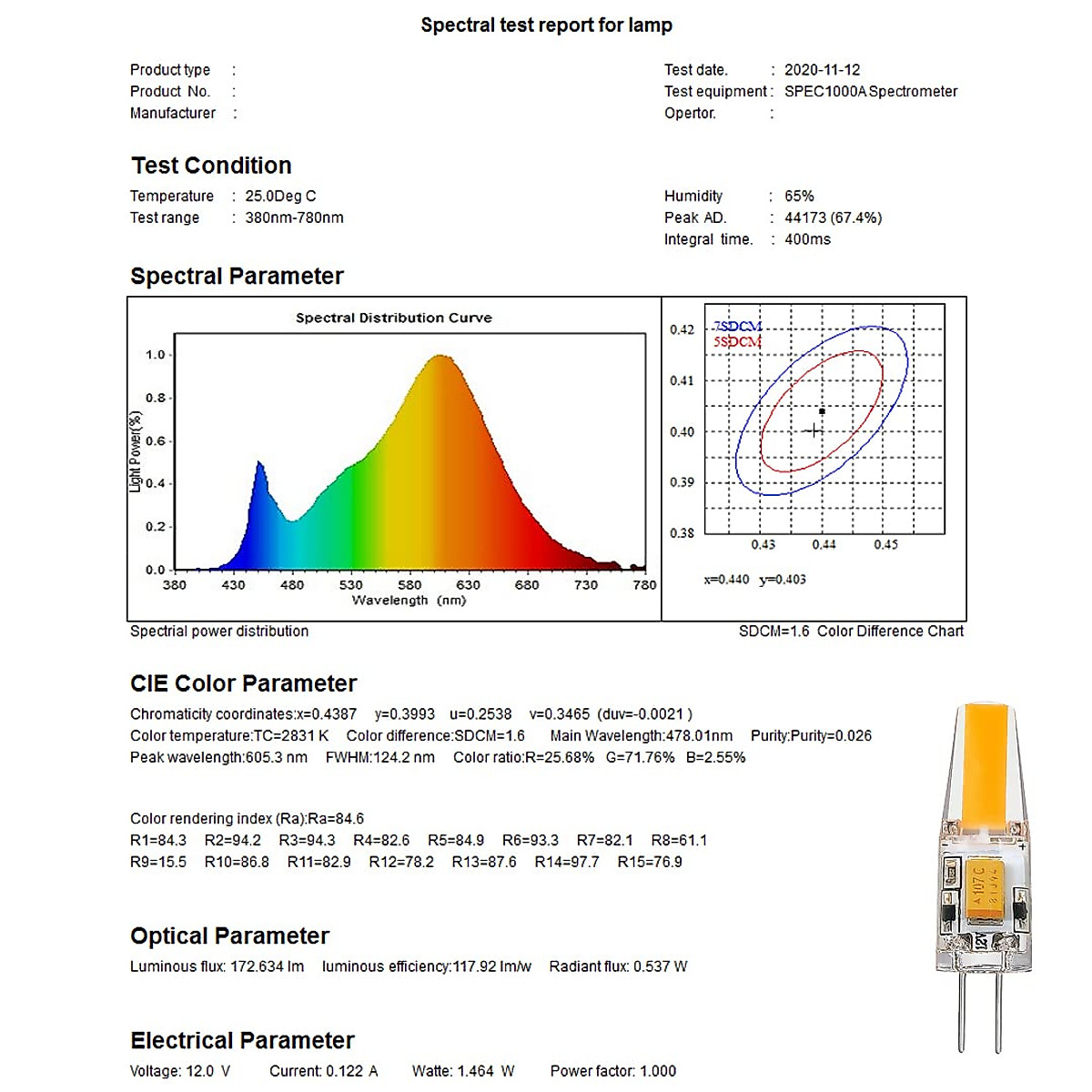 DA DANG JIA 4pcs G4 Light Bulbs 1.5W AC/DC 12V 10W-30W T3 Halogen Bulb Replacement Landscape Bulbs Warm White 2700K, Dimmable, JC G4 Bi Pin Bulb