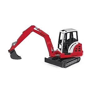Bruder Schaeff Mini Excavator HR 16 1:16 Scale Farm and Construction Indoor and Outdoor Pretend Play Toy