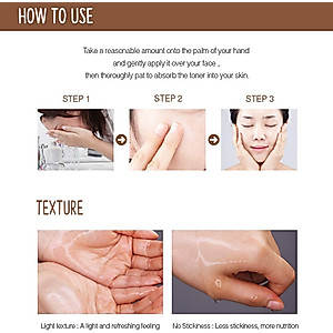 MIZON Snail Repair Intensive Toner Snail Mucin Hyaluronic Acid Adenosine Centella Asiatica Moisturizer Fine Line Treatment Safe Formula Korean Skincare (3.38 fl oz)