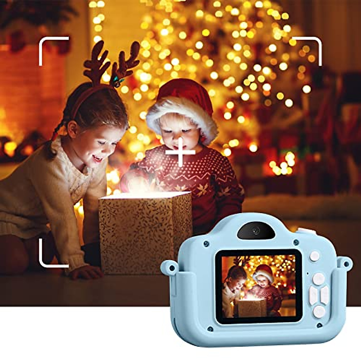 HD Camera for Children's Photography and Video Recording, Front and Rear Dual 2000W HD Camera, Children's Camera Mini Children's Gift Camera