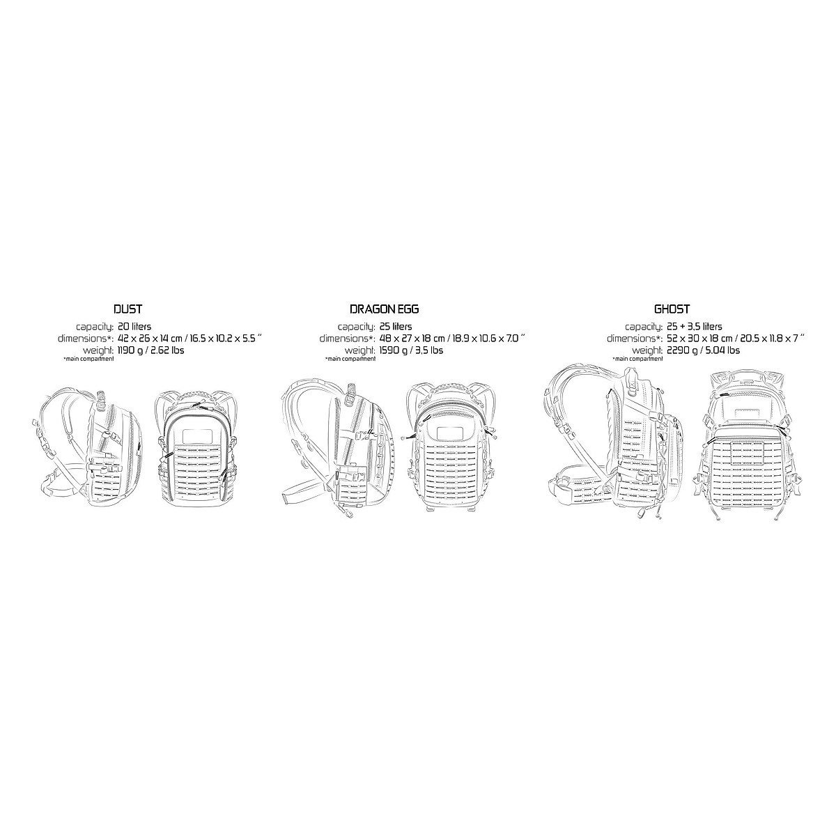 Direct Action Dragon Egg Mk II Tactical Backpack Coyote Brown/Adaptive Green 25 Liter Capacity