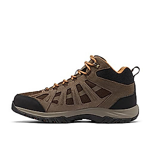 Columbia Men's Redmond III Mid Waterproof Hiking Shoe, Cordovan/Elk, 10.5