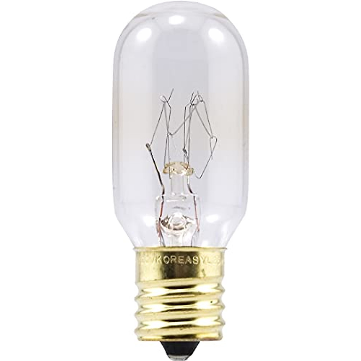 SYLVANIA 25W Appliance Tubular Incandescent T8 Bulb, 230 Lumens, Clear, 100 CRI, 2850K, Warm White - 1 Pack (18360)