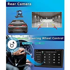 2G 32G Android Car Stereo for Toyota Tacoma 2005-2015 with Wireless Apple Carplay, Rimoody 9 Inch Touch Screen Car Radio with GPS Navigation Bluetooth FM HiFi WiFi Android Auto Backup Camera