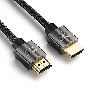 Zeskit X-Tech 48Gbps Ultra High Speed HDMI Cable 8ft, 8K60 4K120 144Hz eARC HDR HDCP 2.2 2.3 Compatible with Dolby Vision Apple TV 4K Roku Sony LG Samsung Xbox Series X RTX 3080 PS4 PS5