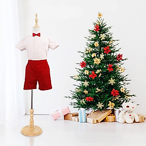 Child Mannequin Dress Form,Kid Dress Form with Wooden Base,Adjustable Girl and boy Dress Form for Apparel Scarf Window Shop Display, 4-5 Years Old