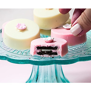 Kedudes Cookie Molds Compatible as Oreo Molds, Plain or Chocolate Covered - Round Molds for Candy, Cookies and Chocolate, and Even Soap Molds - Made from Non-Toxic Plastic (3 Pack, 6 Cylinders)