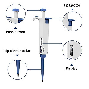 TAISITESMART Micropipette 100ul-1000ul Single Channel Pipettor Adjustable Micro Pipette for Laboratory School High Accurate Lab Pipette