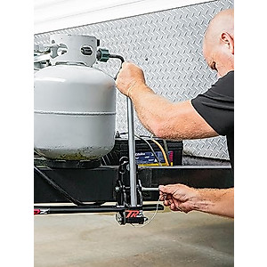 Camco Eaz-Lift TR3 400lb Weight Distribution Hitch Kit | Features 600lb Max Tongue Weight Rating, Pre-Installed 2-5/16-inch Hitch Ball, and Adjustable Sway Control | (48903)