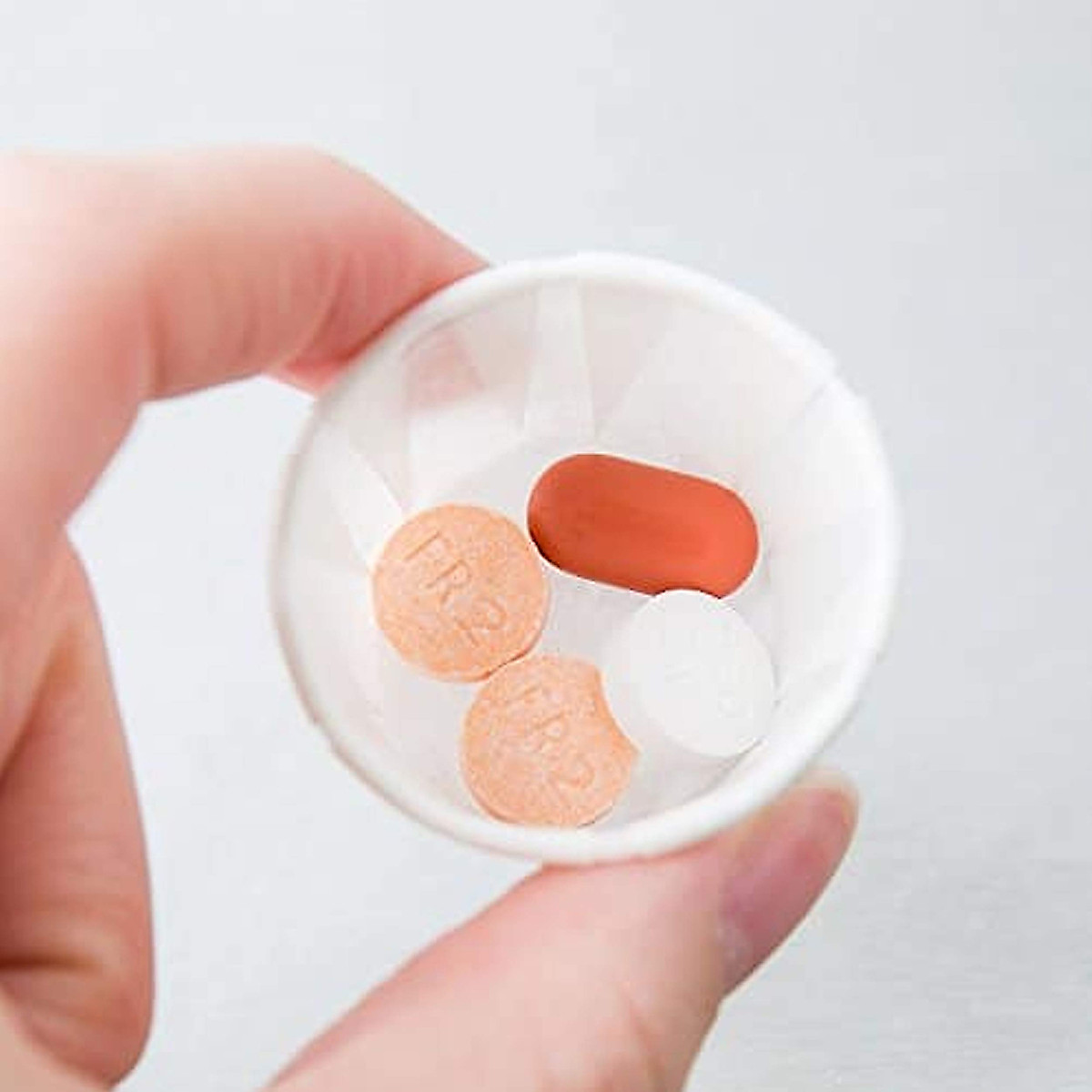 MED PRIDE Disposable 250 Pack Paper Souffle Medicine Cups-0.75 Ounce, Dispenser Paper Cups-Pill Holders for Mixed Pills, Single Dosage-Portion, Food & Dessert Serving