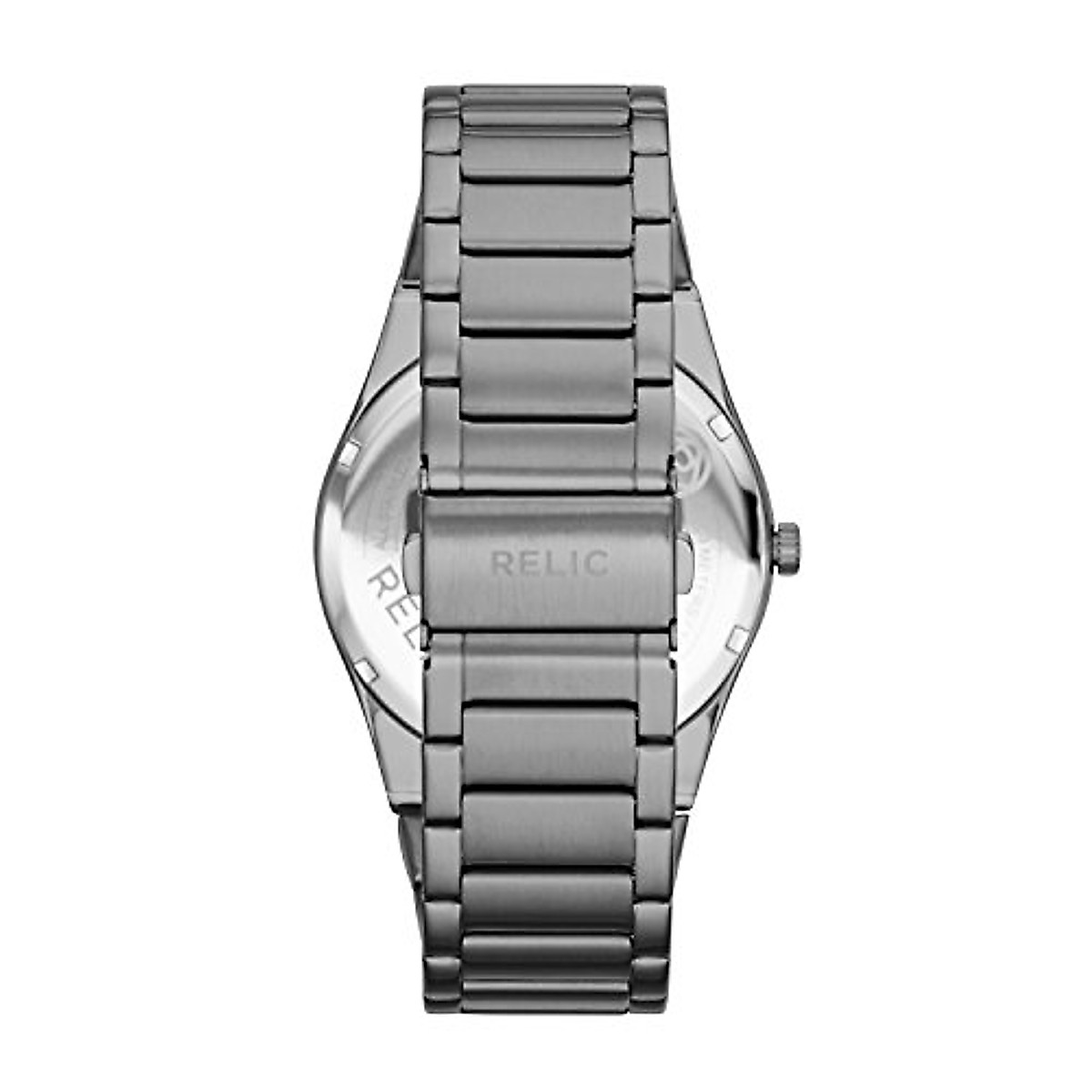 Relic Men's Sheldon Quartz Stainless Steel Dress Watch, Color: Grey (Model: ZR12124)