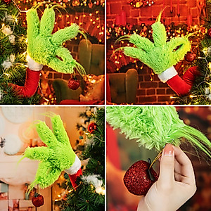 Elf Arms Tree Topper - Poseable Plush Legs for Christmas Tree Decoration