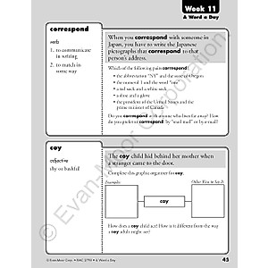 A Word a Day, Grade 5 Teacher Edition