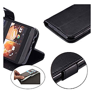 FZZSZS PU Leather Wallet Flip Protective Case for Emporia Smart 6,Magnetic Flip Cover with Card Slots and Stand Shell for Emporia Smart 6 (6.58") - rose